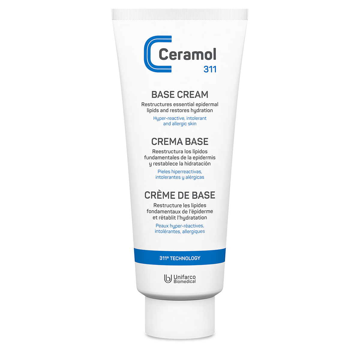 Ceramol Base Cream: restructures epidermal lipids, restores hydration ...